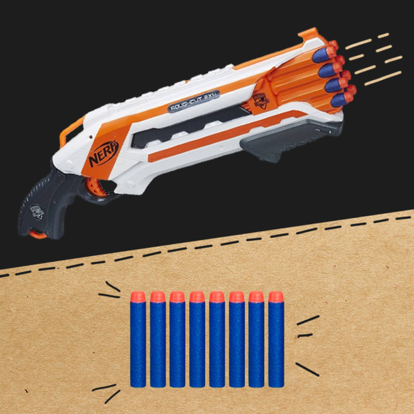 Характеристики Бластер Нерф Элит Рафкат Равкат - Nerf Elite Rough Cut ...