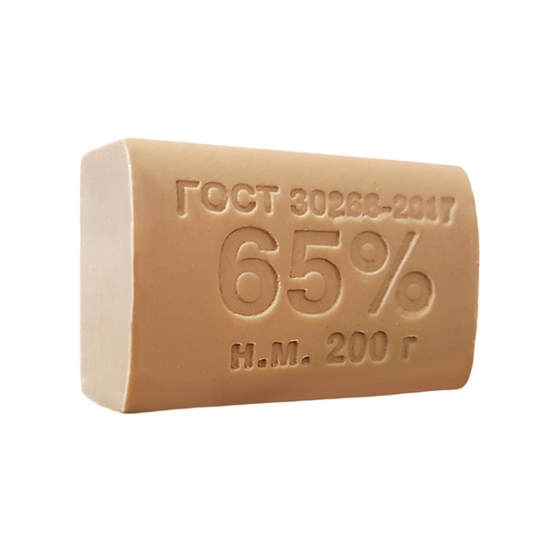 60 шт. Мыло хозяйственное 65% ММЗ, без обертки, 200г - купить с ...