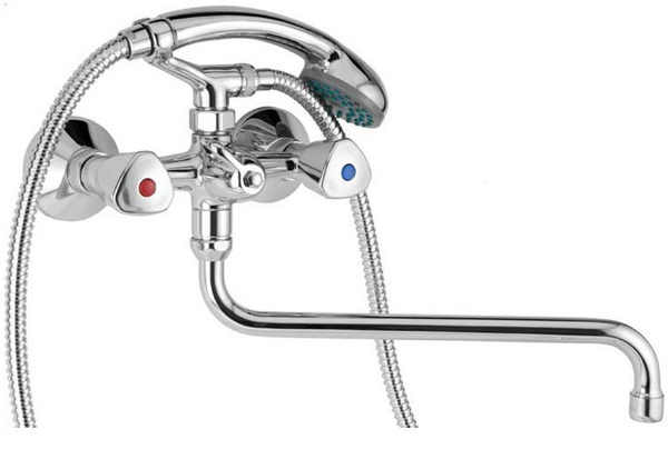 Смеситель для ванны с душем Mofem Mofem 604 E (резиновые кран-буксы) купить на OZON по низкой ...