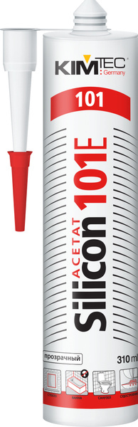 Герметик силиконовый универсальный 101Е KIM TEC, белый,310 мл купить на OZON по низкой цене ...