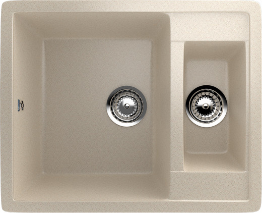 Мойка для кухни из искусственного камня Ulgran U-106-328, бежевый ...