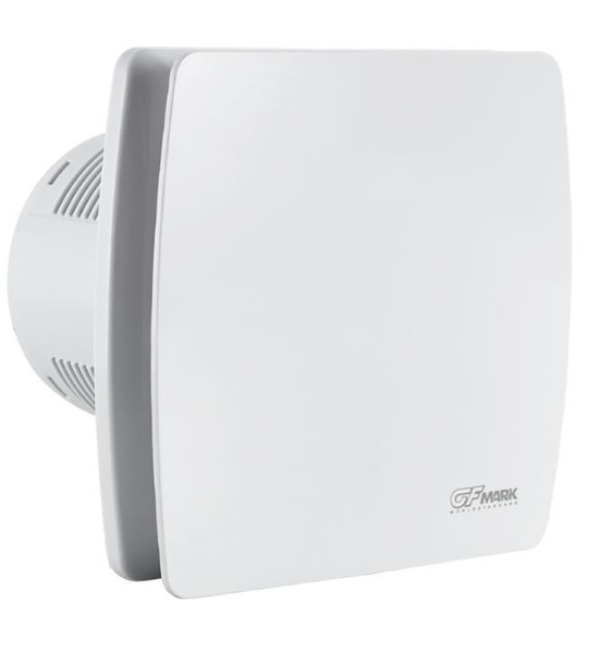 Вытяжной вентилятор GFmark 5004 /БЕЛЫЙ/ из ABS пластика /d-100 мм/ с обратным клапаном и ...