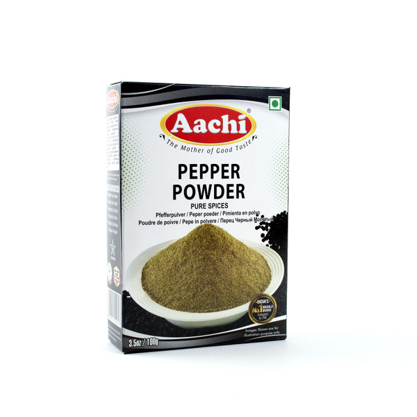 Aachi Перец черный индийский молотый (Pepper Powder) 100 г купить на ...