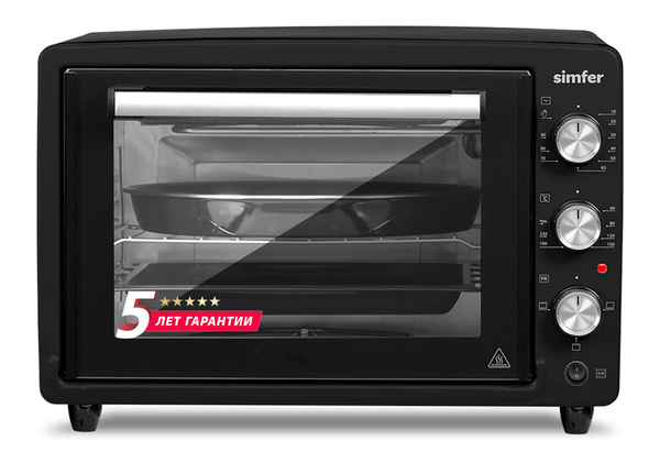 Мини-печь Simfer M3406, черный, 34 л купить c доставкой на OZON по низкой цене (250948706)