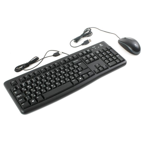 Клавиатура+мышь Logitech Desktop MK120 Black USB 920-002561 купить по ...