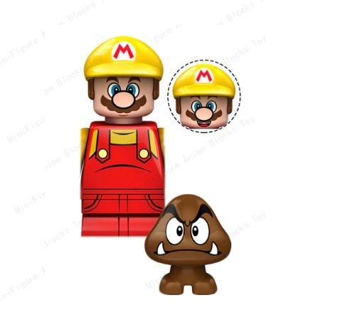 Мини-фигурки для конструктора Марио с Гумбой "Super Mario" - купить с ...