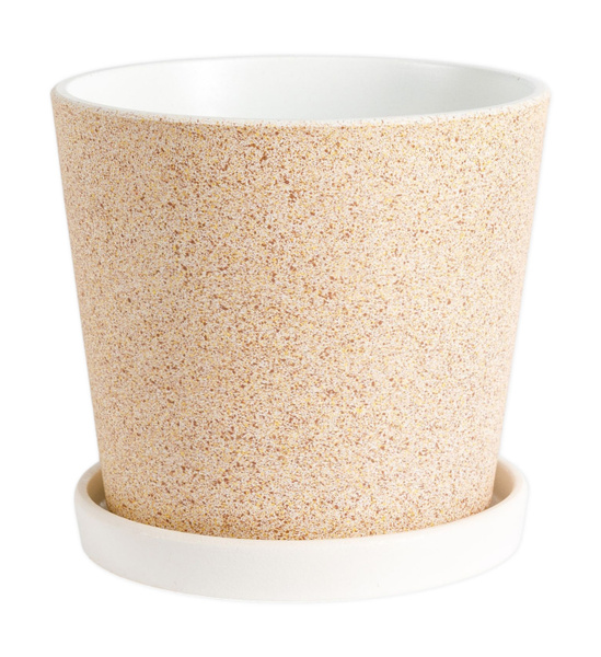 Miss Pots Горшок для цветов, Агат, 12.5 см х 14.5 см, 1.2 л, 1 шт ...