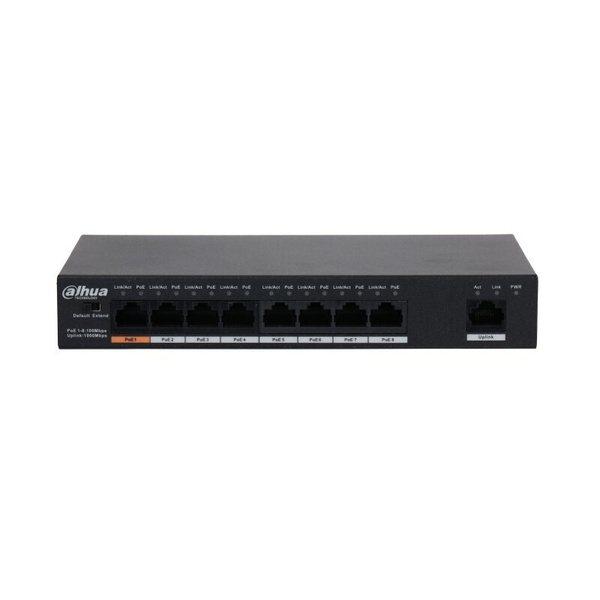 Коммутатор (свитч) DH-PFS3009-8ET1GT-96-V2 9 портов 8 с PoE ...