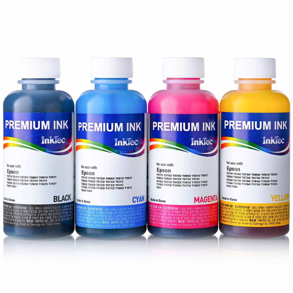 Расходник для печати InkTec ink-xp-2100, Набор CMYK, для струйного ...