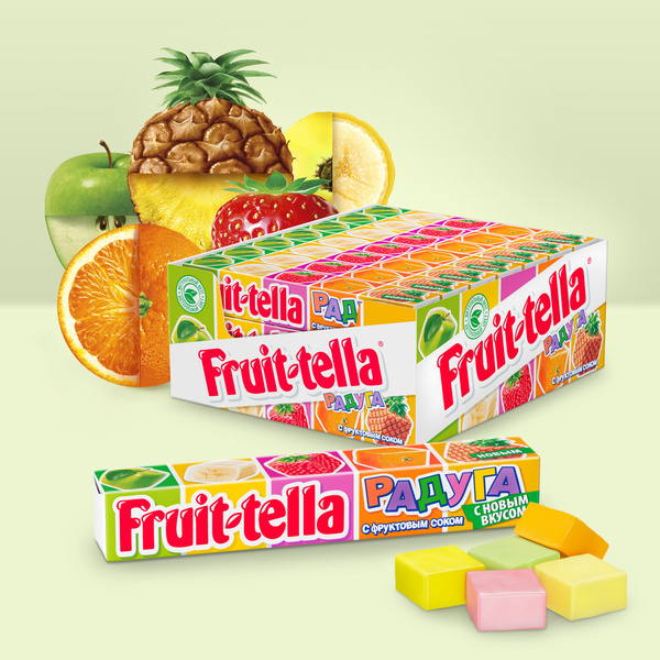 Жевательные конфеты Fruittella Радуга, 41 г х 21 шт - купить с доставкой по выгодным ценам в ...