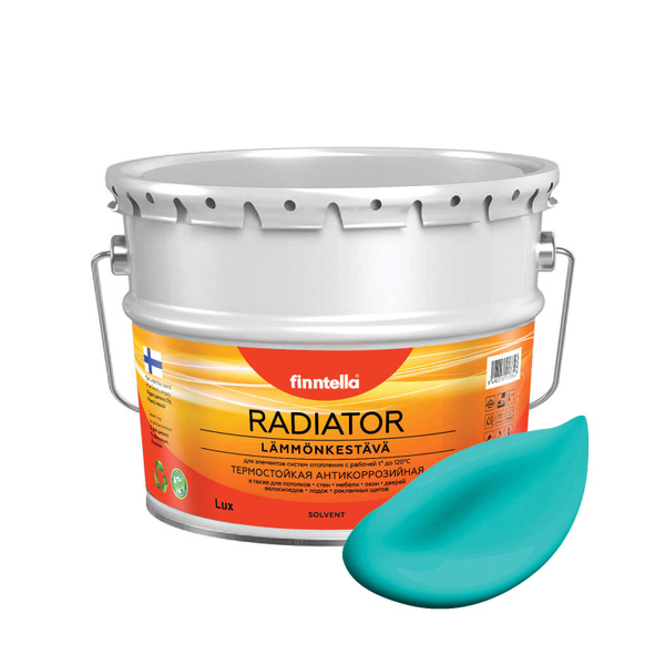 Грунт-эмаль FINNTELLA RADIATOR специализированная для батарей и ...