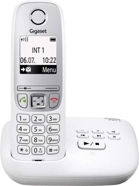 Радиотелефон с автоответчиком Gigaset A415 A RUS WHITE - купить с ...