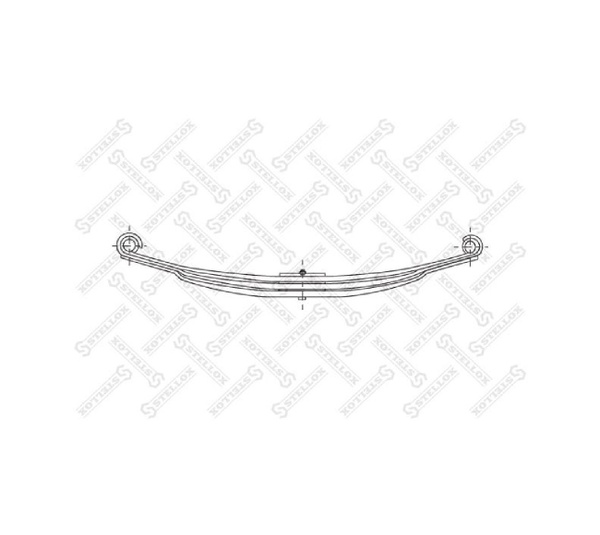 STELLOX 8455663SX 8455663SXрессора 2х листовая перед 230х90х66 910910 ...