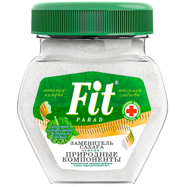 Заменитель сахара Fit Parad №7, 180г - купить с доставкой по выгодным ...