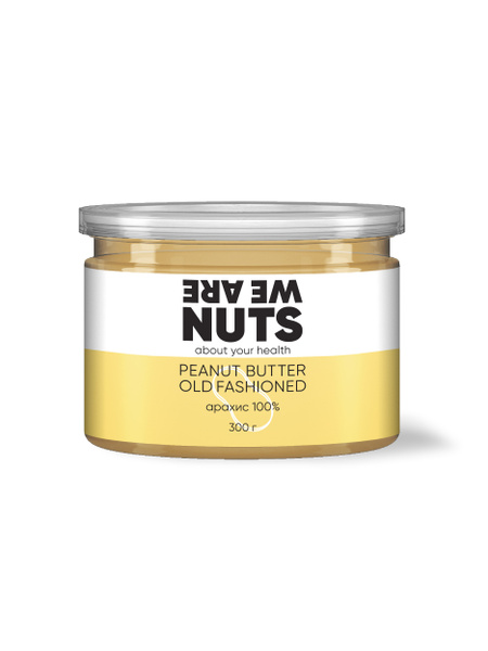WE ARE NUTS / Традиционная арахисовая паста без сахара и добавок ...