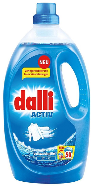 Dalli Active Универсальный концентрированный гель для стирки с формулой от пятен 2,75 л на 50 ...