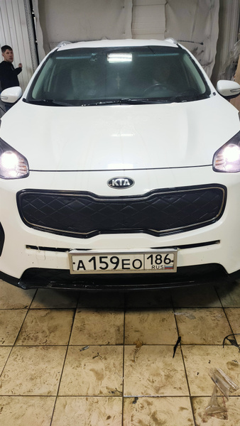 Утеплитель радиатора и бампера для Kia Sportage КИА СПОРТАЖ 4 (2015 ...