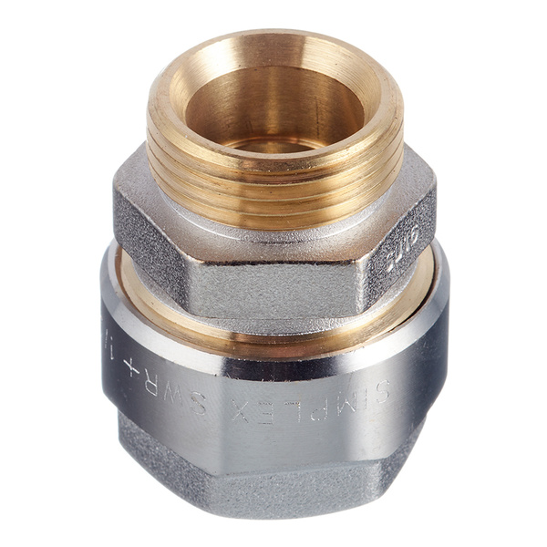 Трубный адаптер Simplex Plus (F13080) 3/4" х G 3/4 НР для стальных труб ...