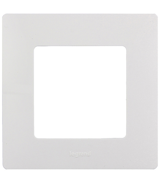 Рамка Legrand Etika 672501 одноместная универсальная белая - купить по ...