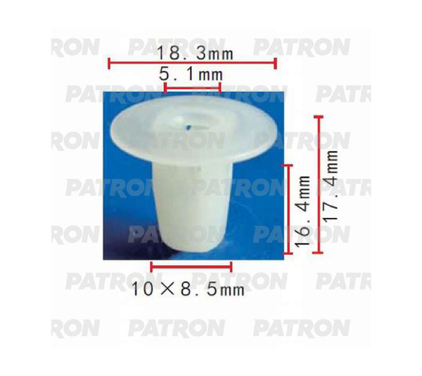 Клипса крепежная автомобильная, 1 шт. купить по выгодной цене в ...
