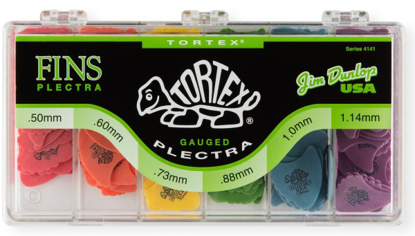 Dunlop 4141 Tortex Fins Display Коробка с медиаторами - купить с ...