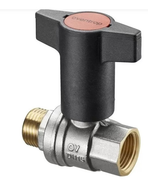 Кран шаровой Oventrop Optibal полнопроходной 1/2" ВР-НР - купить по ...