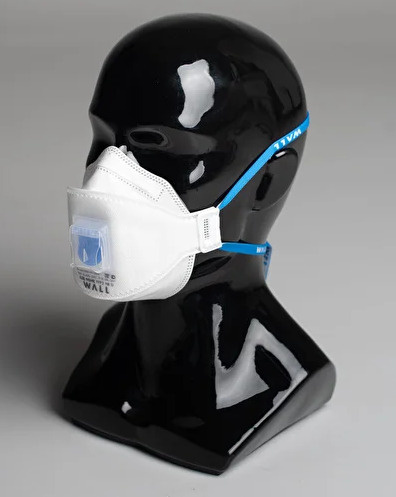 Wall Респиратор профессиональный Респиратор полумаска трехпанельная WALL AIR 95HK МАХ FFP2 NR D ...