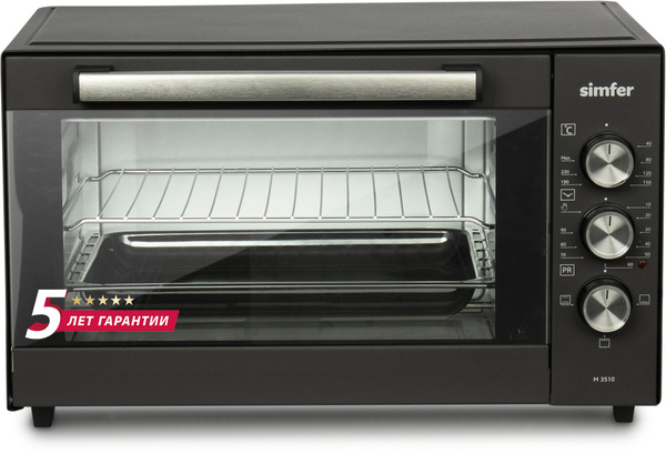 Мини-печь Simfer M3510, черный, 35 л купить c доставкой на OZON по низкой цене (150824716)