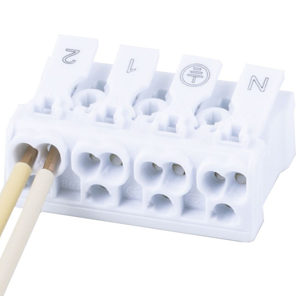 Клемма Stekker MDM"LD294-4004" пружинная, 4-проводная, 4-полюсная, 100 ...