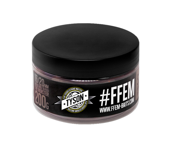 FFEM Бойлы растворимые Super Soluble Boilies Tyson 16/20мм (200г) - купить с доставкой по ...