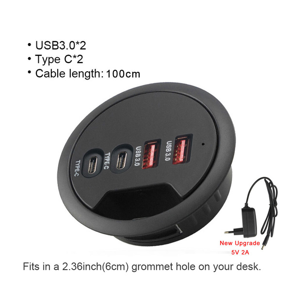 Usb концентратор Usb3 0 для крепления на столе с несколькими портами Usb 2 0 с Sd Tf для