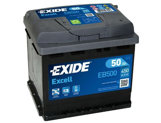 Аккумулятор автомобильный EXIDE EB500 купить по выгодной цене в ...