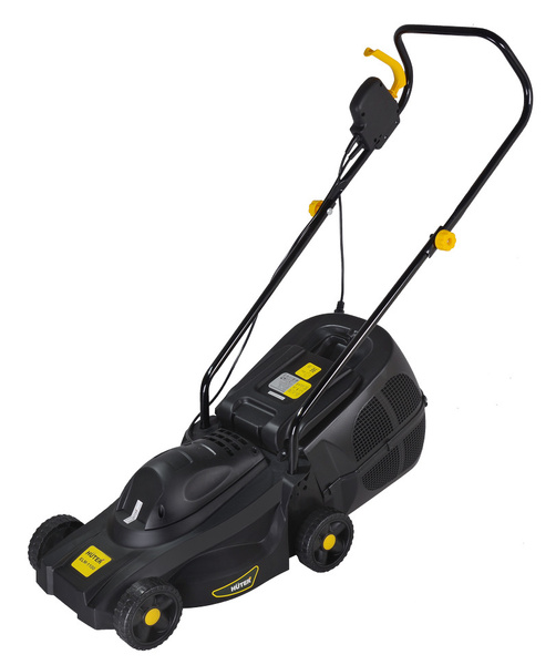 Газонокосилка электрическая ELM-1100 Huter с пластиковым травросборником (35л) ( 1100 Вт, 3100 ...