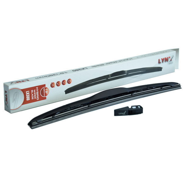 Щетка стеклоочистителя гибридная LYNXauto LX380, крепление Крючок (Hook ...