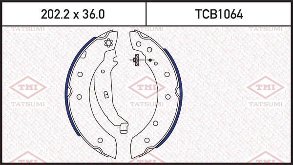 Колодки тормозные TMI TATSUMI TCB1064 - купить по низким ценам в ...