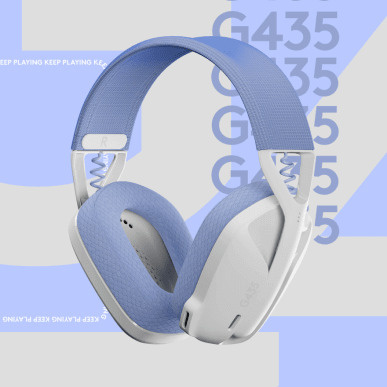 Logitech G Наушники беспроводные с микрофоном G435, Bluetooth ...