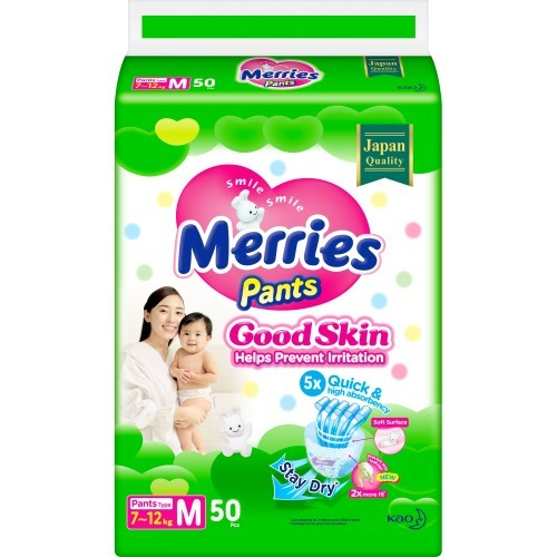 Merries Подгузники детские Pants Good Skin, M - купить с доставкой по ...