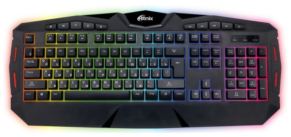 Мембранная клавиатура Ritmix RKB-555BL купить по низкой цене: отзывы, фото, характеристики в ...