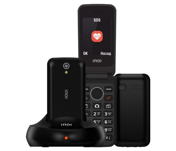 Мобильный телефон INOI INOI247B, черный - купить по выгодной цене в интернет-магазине OZON ...