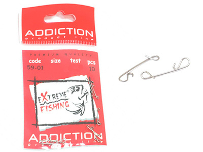 Застежка для плетенки Extreme Fishing ADD 59-01 XS, 10шт/уп, тест 8кг ...