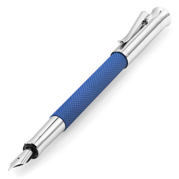 Перьевая ручка Graf von Faber-Castell Classic Guillloche Indigo ...