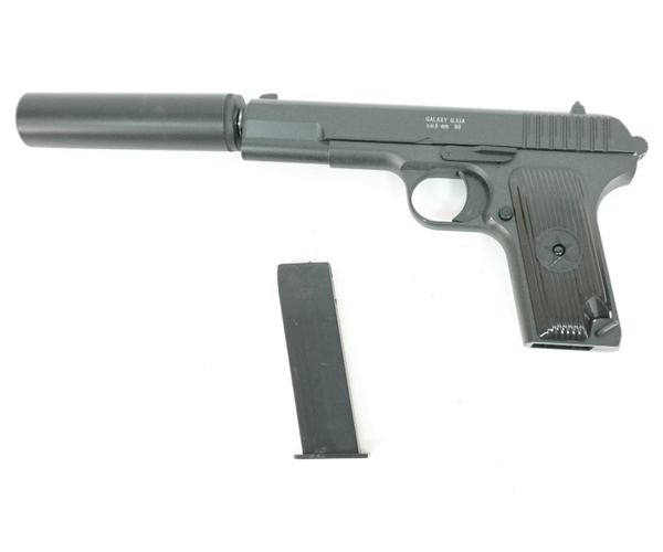 Страйкбольный пистолет Galaxy G.33A (TT) с глушителем - купить с ...