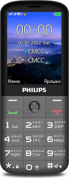 Мобильный телефон Philips E227 Xenium, темно-серый - купить по выгодной цене в интернет-магазине ...