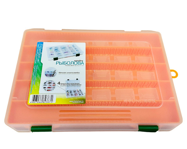 Коробка Fisherbox 250SH orange (25 x 19 x 0.2) slim купить на OZON по ...