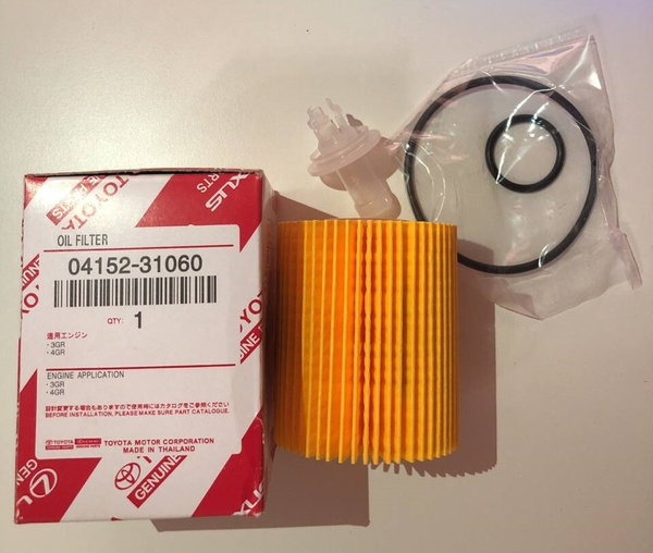 Фильтр масляный двигателя Toyota 04152-31060 купить на OZON по низкой ...