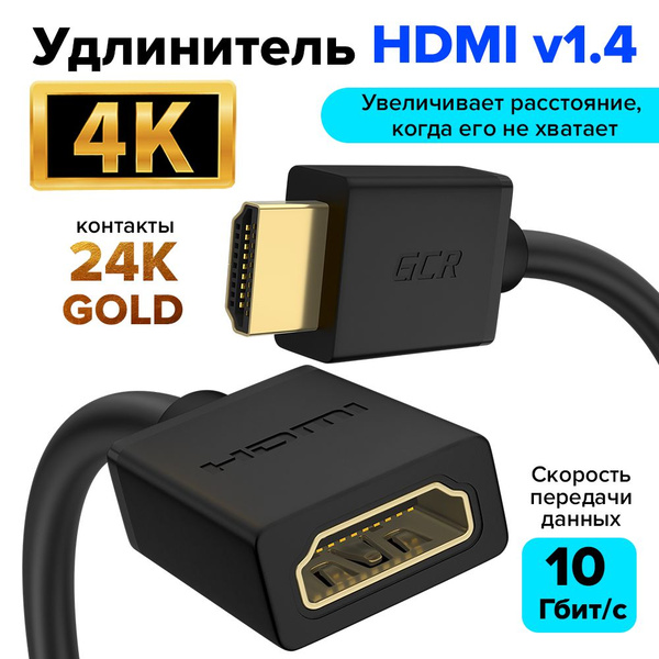Кабель HDMI GCR GREEN CONE RETAIL HMFR4_Внутреннее (для помещений ...