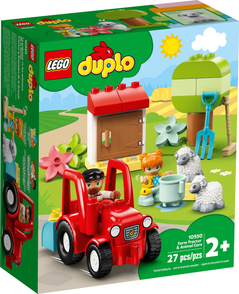 Лего DUPLO серия, LEGO Конструктор, лего 10950 Фермерский трактор и ...