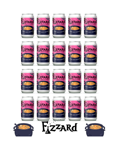 Лимонад Fizzard (Сказочный лимонад), Киви - Дыня - Фейхоа жестяная ...