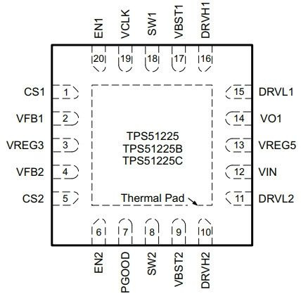 Запчасть для мобильного устройства AiTech Микросхема TPS51225 - купить ...