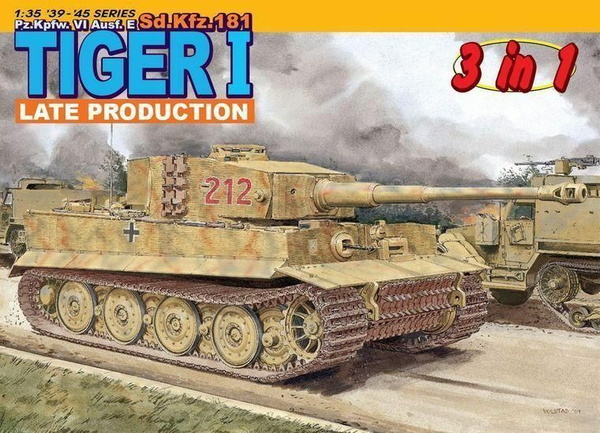 6253 танк Tiger 1 Late Production (3 in 1), Pz.Kpfw. VI Ausf. E - Sd ...